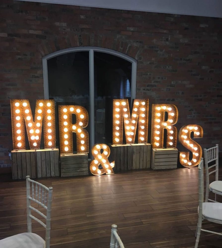 Classic LED Light Up Letters - The Added Extra